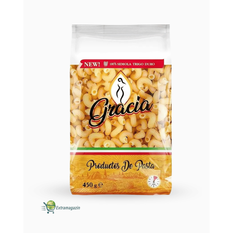 Pasta "CODITOS TORCIDOS" 20x450g GRACIA